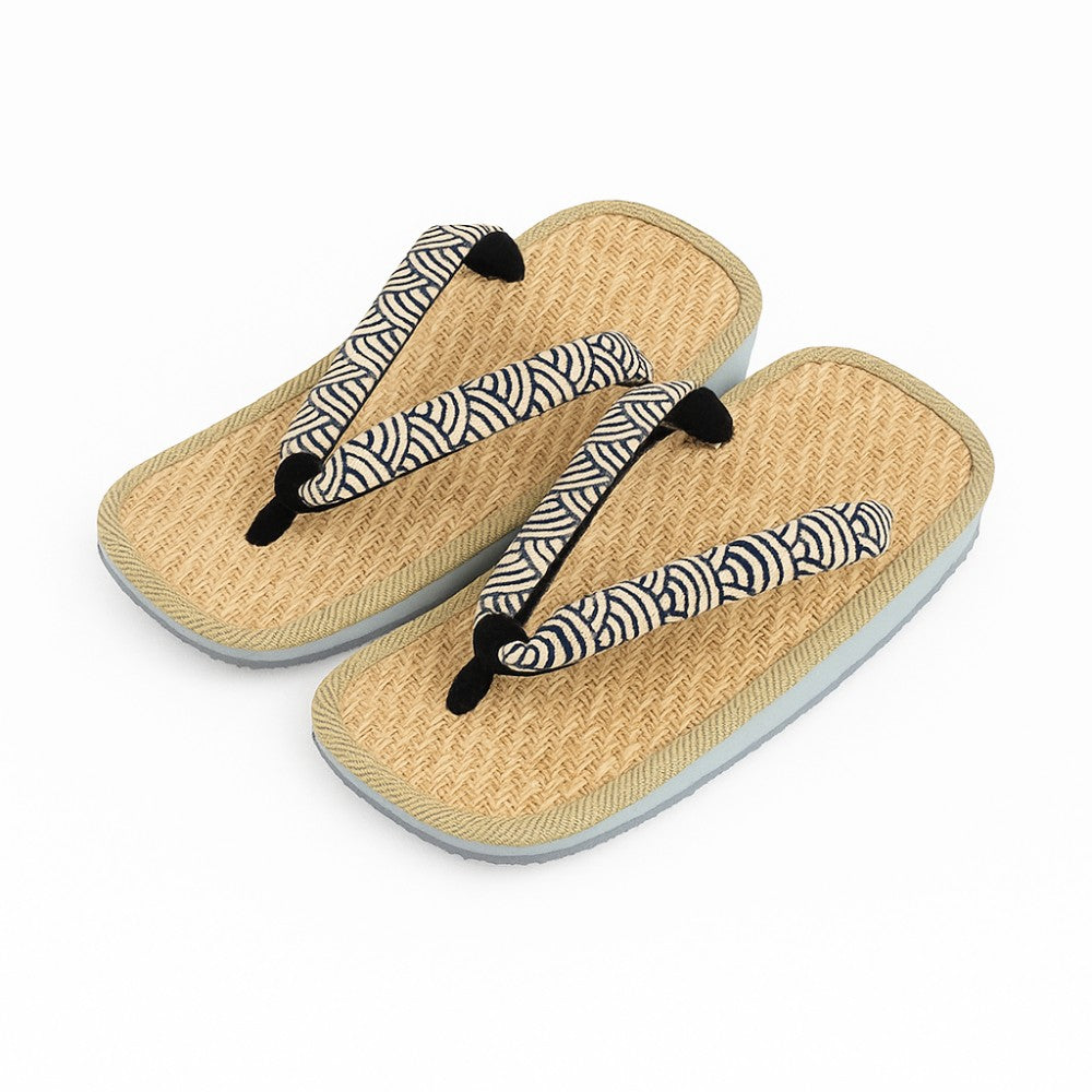 Setta - Japanese sandals seigaiha strap — Tozando International